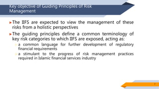 IFSB Guiding Principles of Risk Management | PPTX