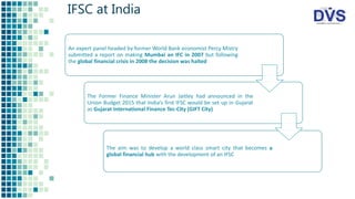 International Financial Service Centre: An Overview | PPTX