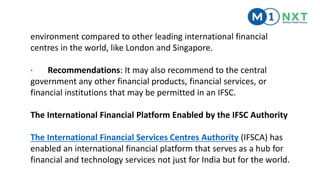 IFSC Authority's Role in International Financial Transactions.pptx