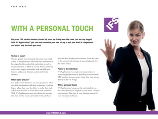 IFS Applications - Personalize | PDF