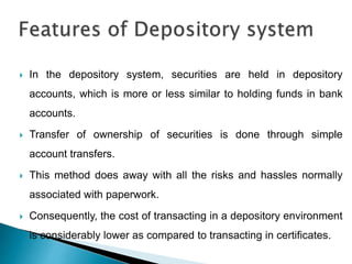 IFCI & depository | PPTX
