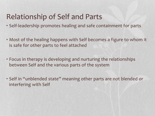 Internal Family Systems and Trauma Treatment | PPTX