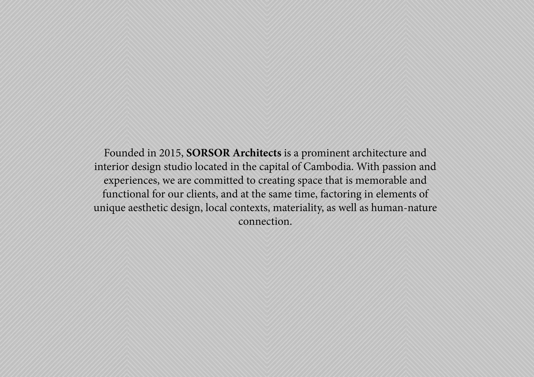 SORSOR Architects Credential 2019 | PDF