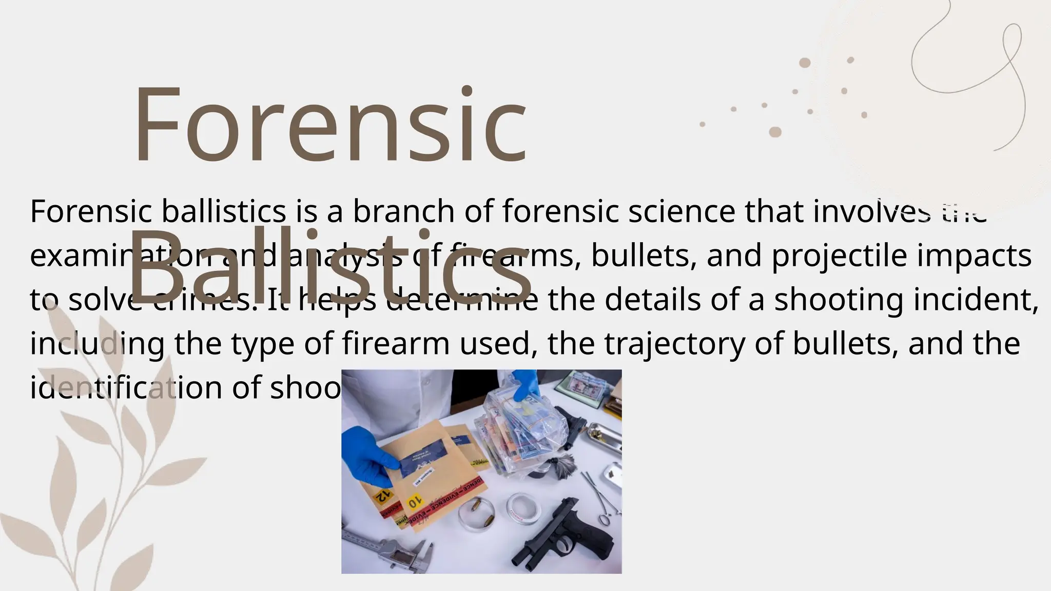 History and development of Branches in Forensic | PPTX