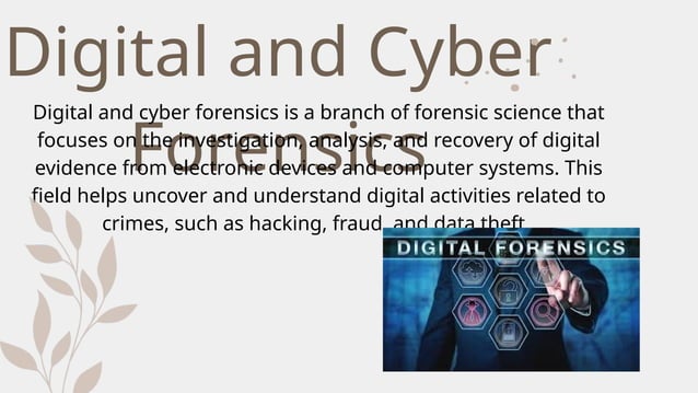 History and development of Branches in Forensic | PPT