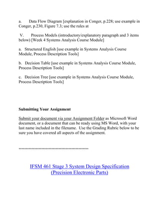 IFSM 461 Effective Communication - tutorialrank.com