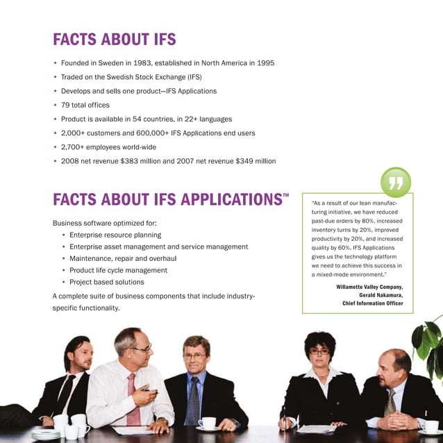 IFS Company Overview | PDF