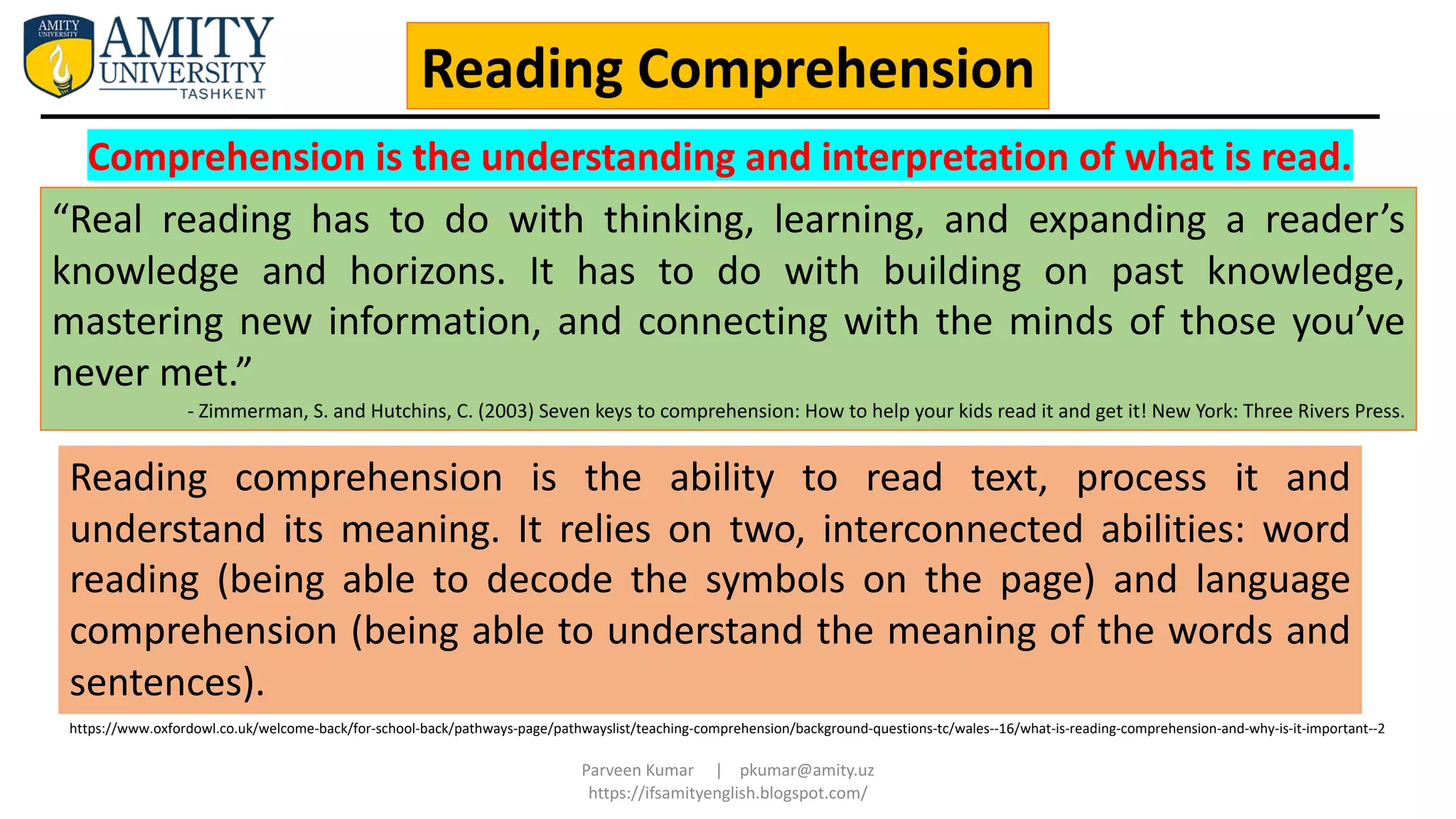 Reading Comprehension, Skimming, Scanning, Sq3R, PQRST SQ3R PQRST | PDF