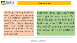 Reading Comprehension, Skimming, Scanning, Sq3R, PQRST SQ3R PQRST | PPT