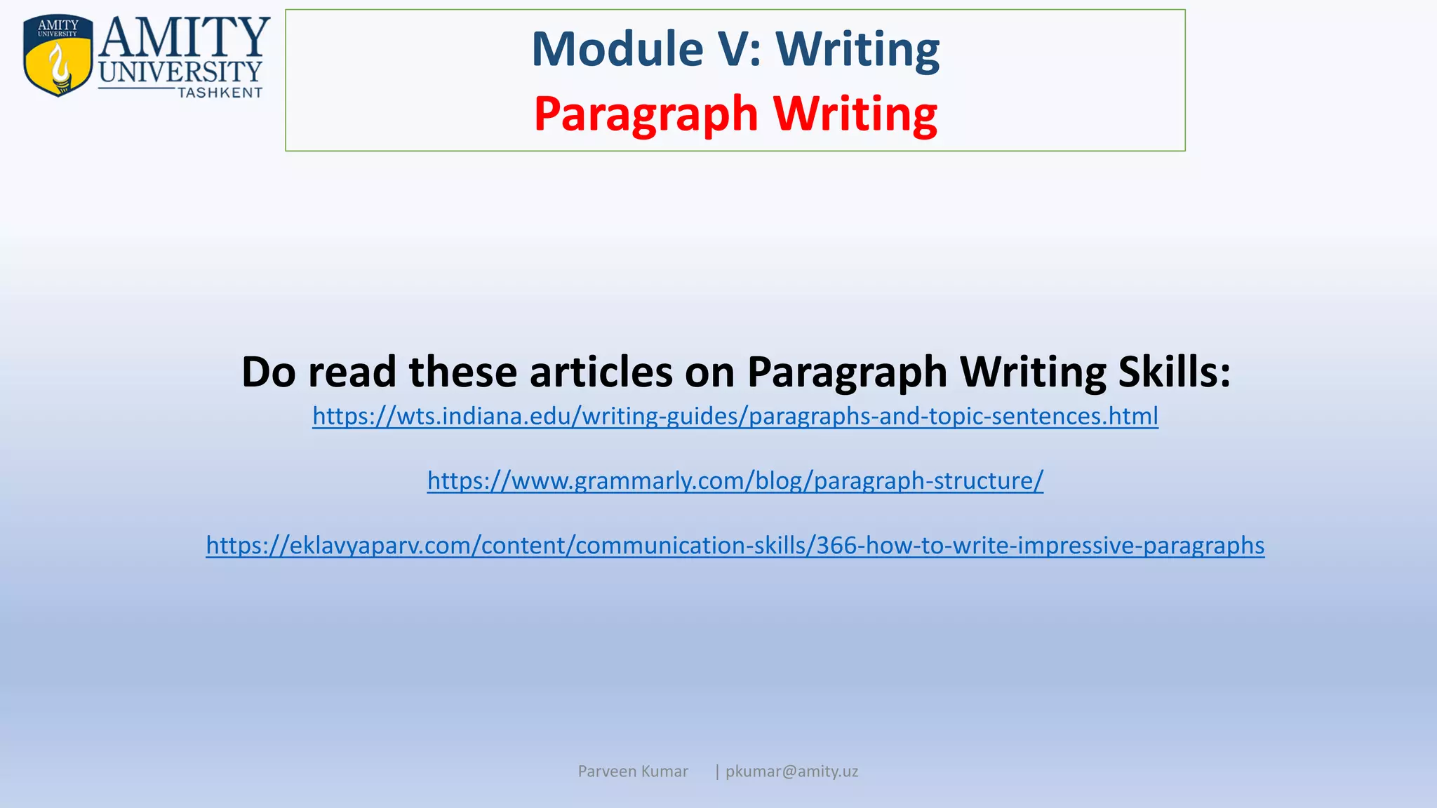 Punctuation Marks, Sentences and Paragraph Writing | PDF