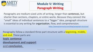 Punctuation Marks, Sentences and Paragraph Writing | PDF