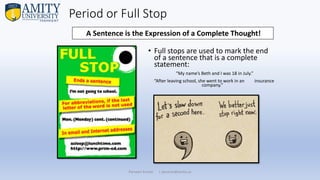 Punctuation Marks, Sentences and Paragraph Writing | PDF