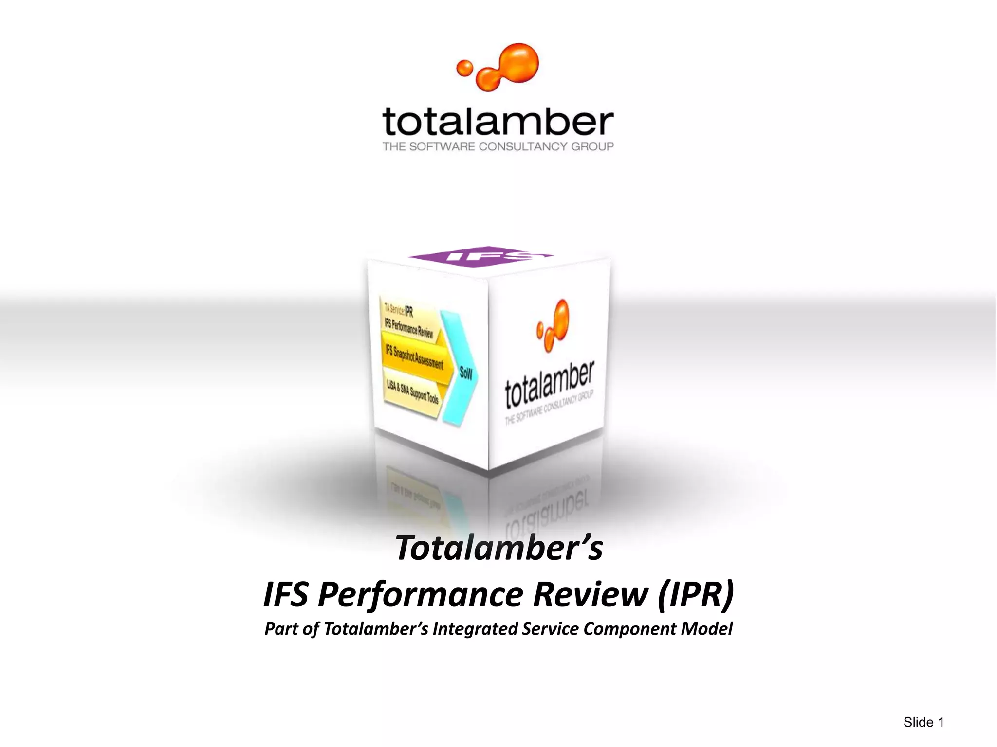 Example IFS Preformance Review | PPTX | Cloud Computing | Internet