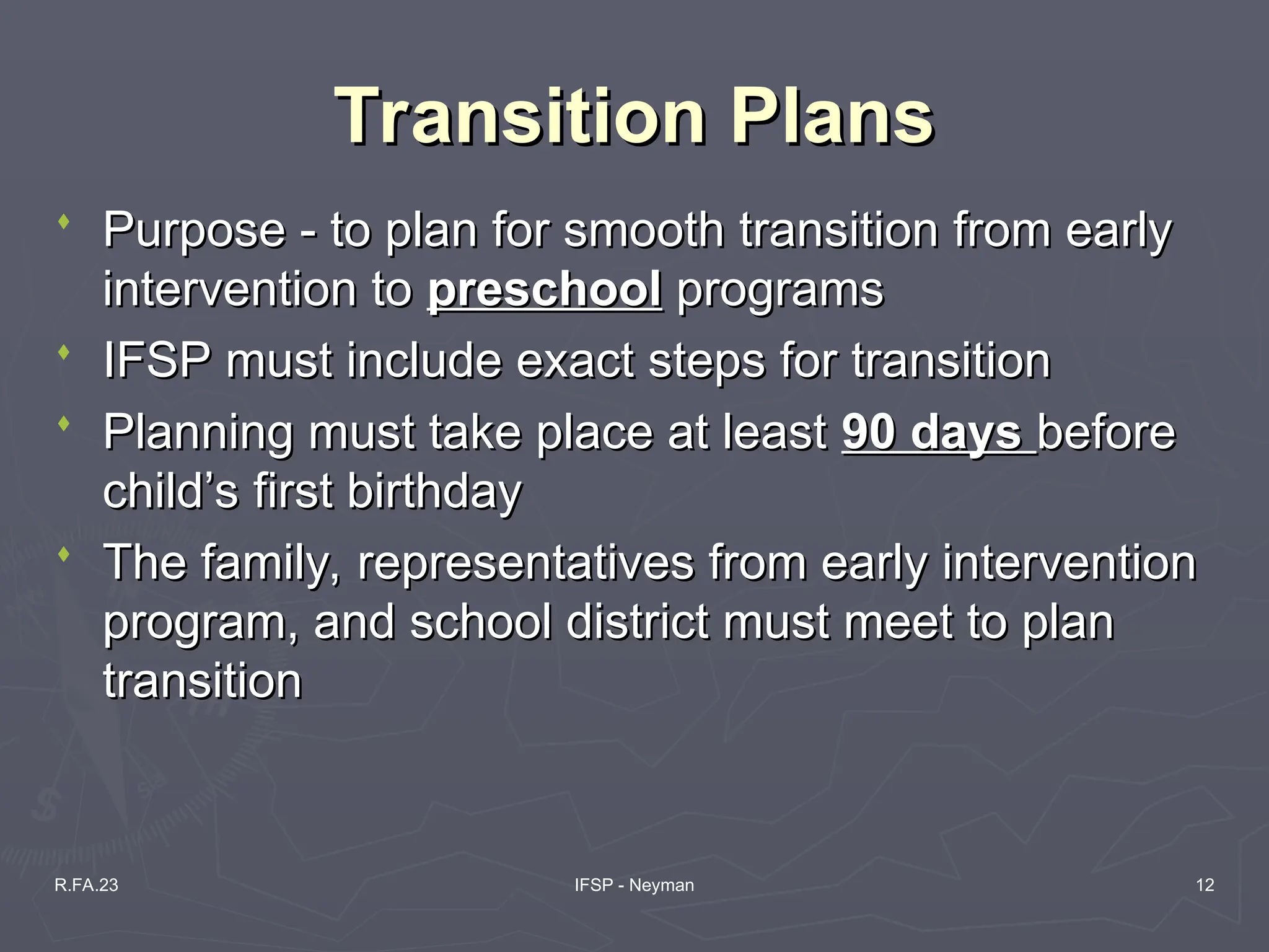 Individualized Family Service Plan PRESENTATION | PPT