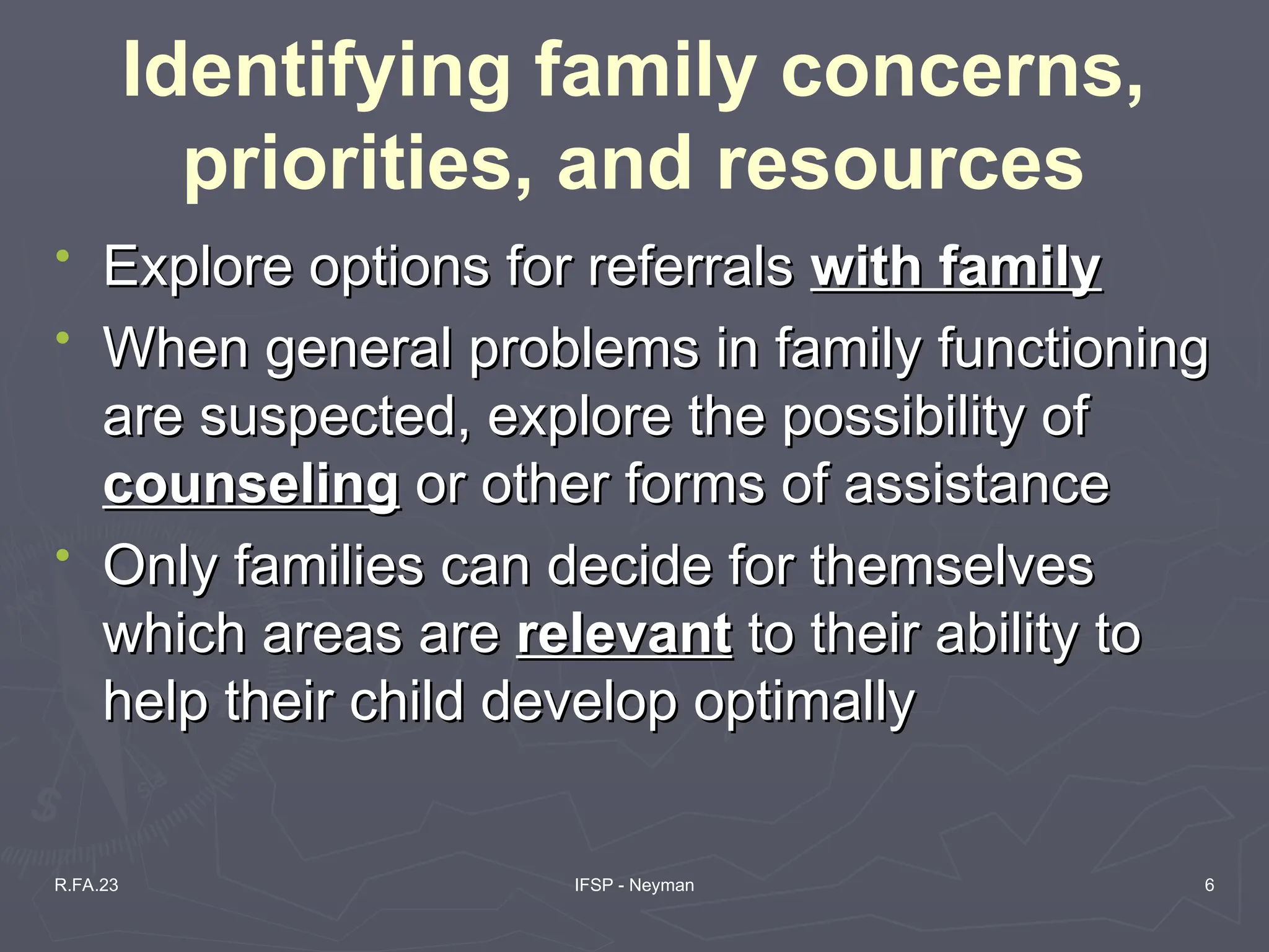 Individualized Family Service Plan PRESENTATION | PPT