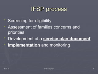Individualized Family Service Plan PRESENTATION | PPT