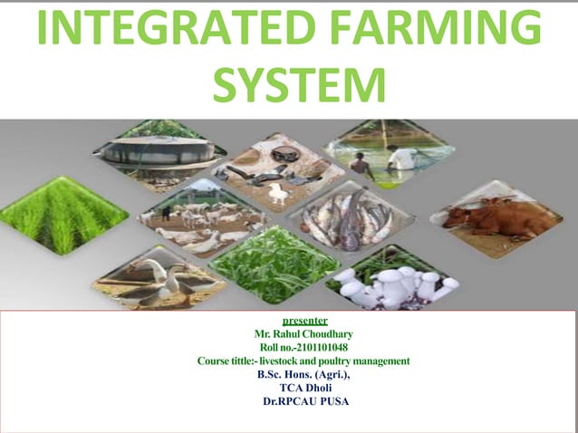 integrated farm management system agriculture | PPT
