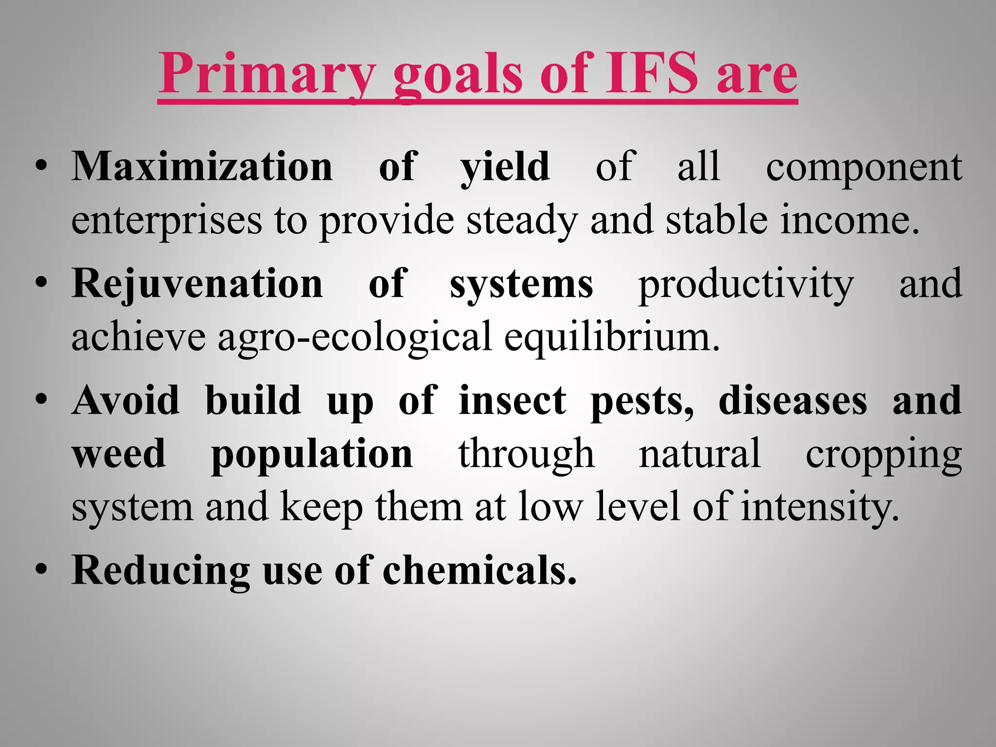 integrated farming system | PPTX