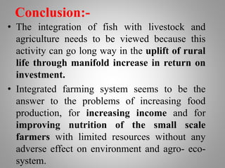 integrated farming system | PPTX