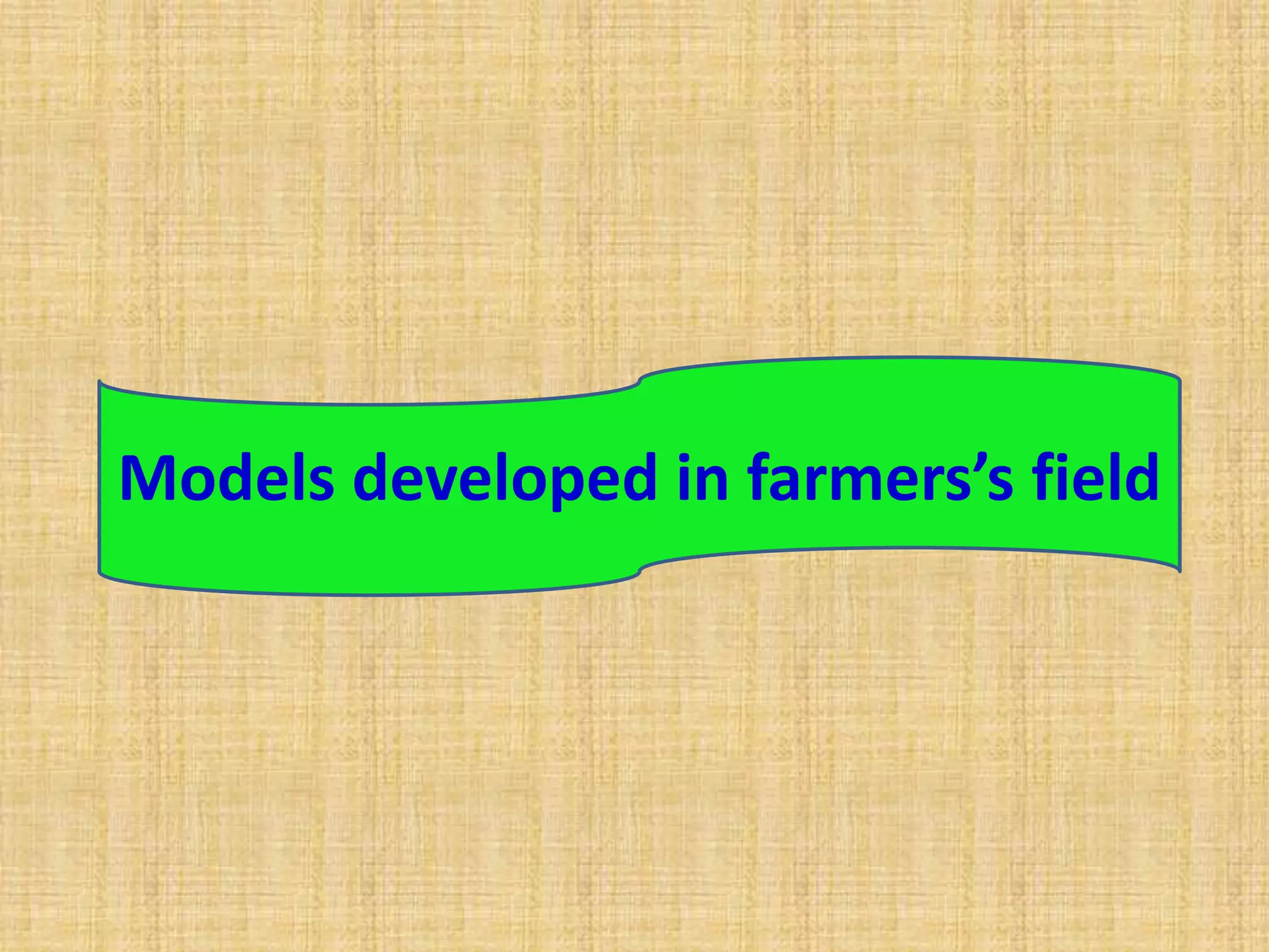 Integrated Farming system Approach for higher farm income in Nagaland | PPT