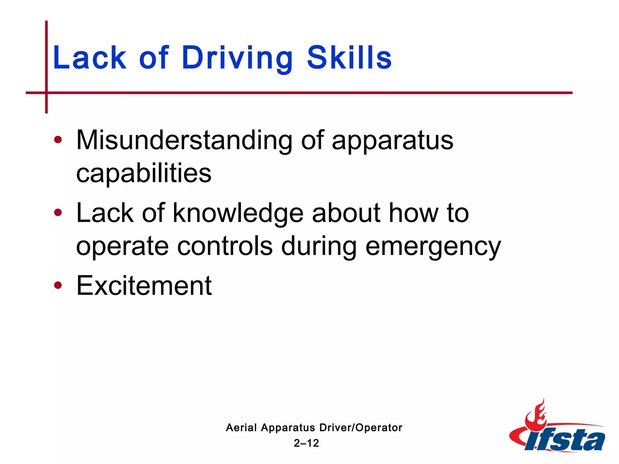 Ifsta aerial apparatus driver operator handbook 2 ed ch 02 apparatus ...