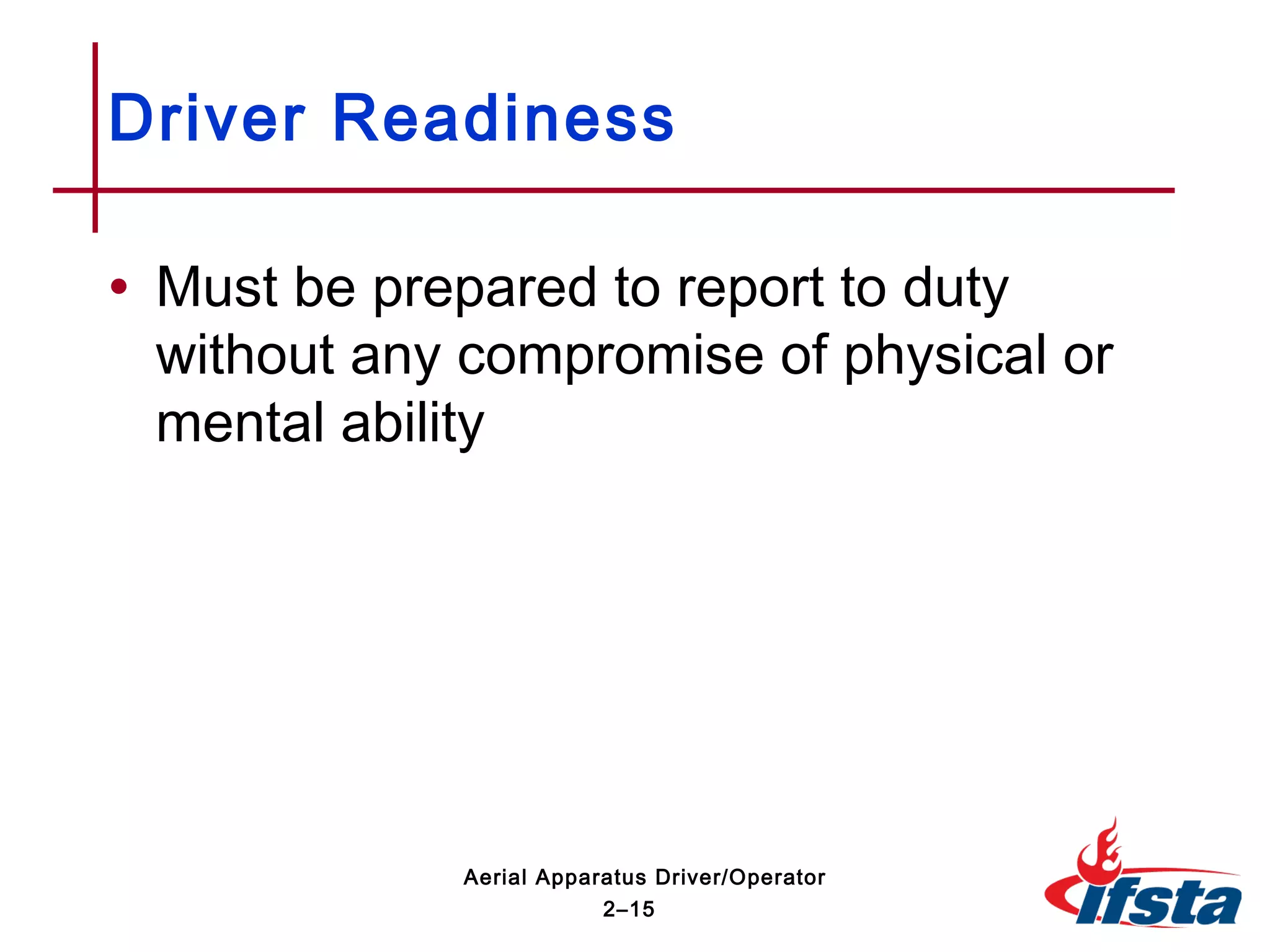 Ifsta aerial apparatus driver operator handbook 2 ed ch 02 apparatus ...