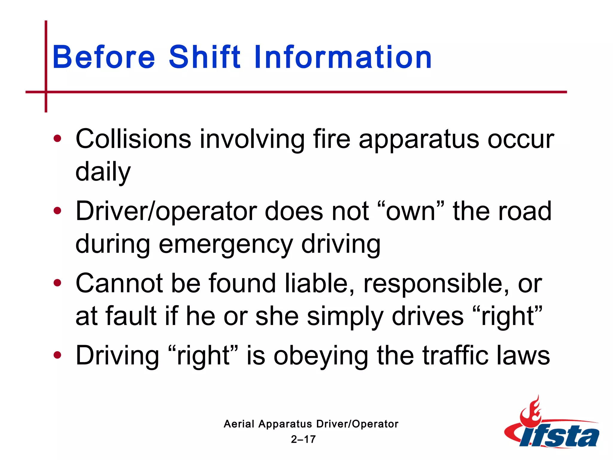 Ifsta aerial apparatus driver operator handbook 2 ed ch 02 apparatus ...