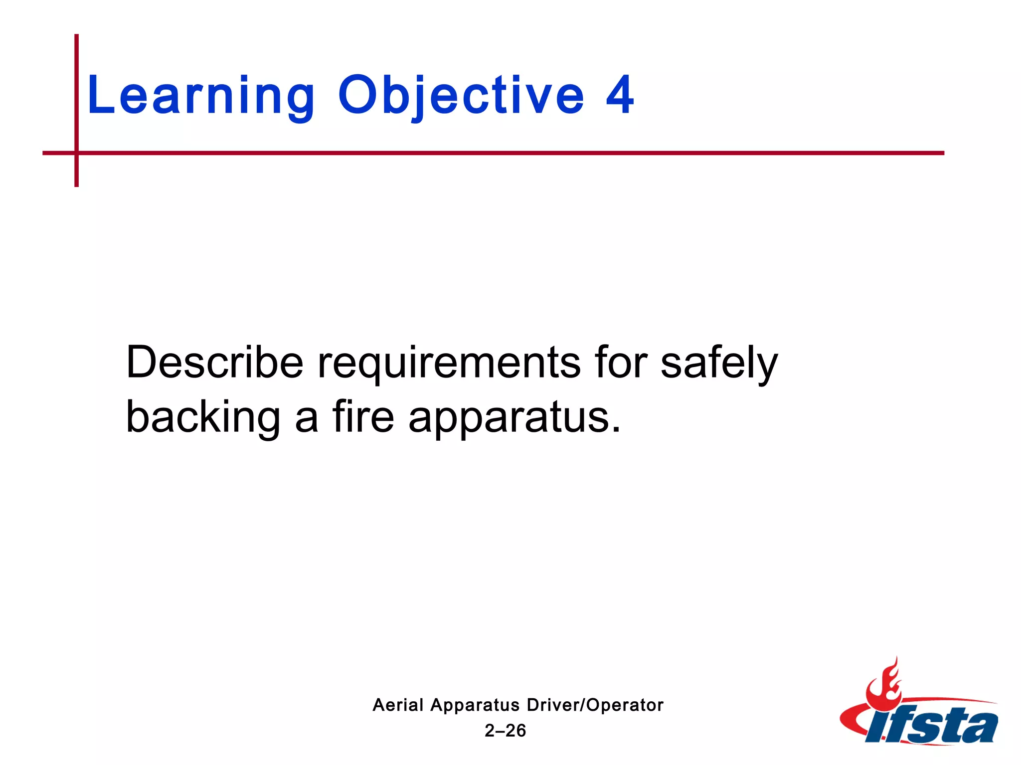 Ifsta aerial apparatus driver operator handbook 2 ed ch 02 apparatus ...
