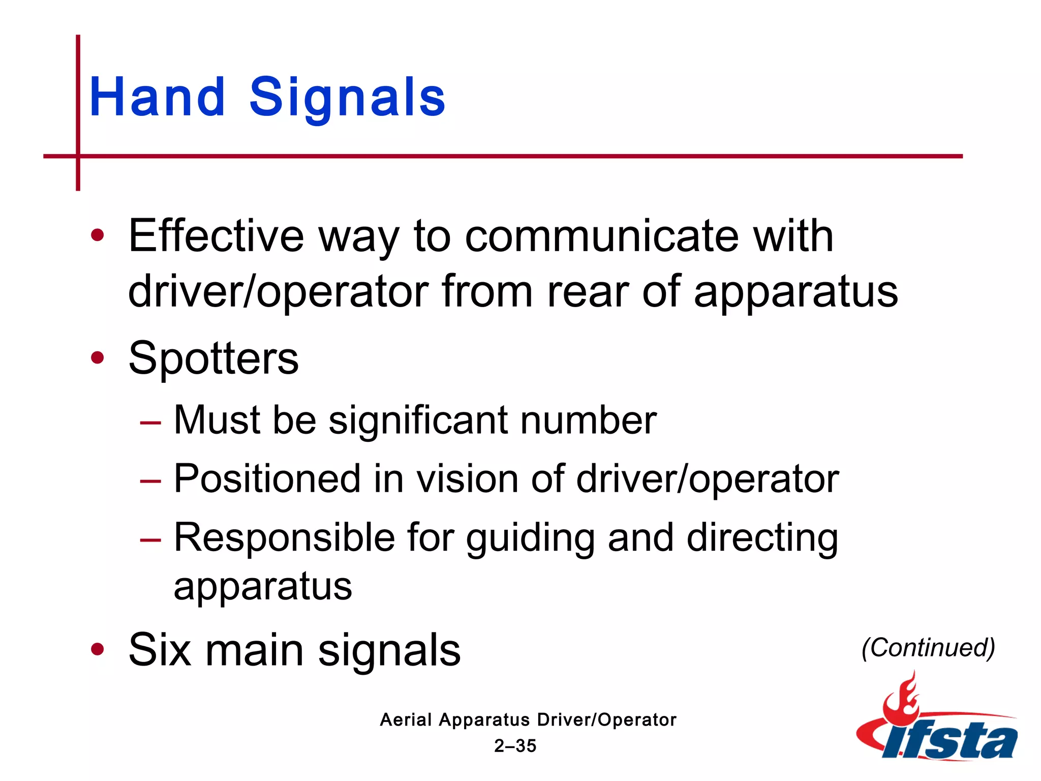 Ifsta aerial apparatus driver operator handbook 2 ed ch 02 apparatus ...