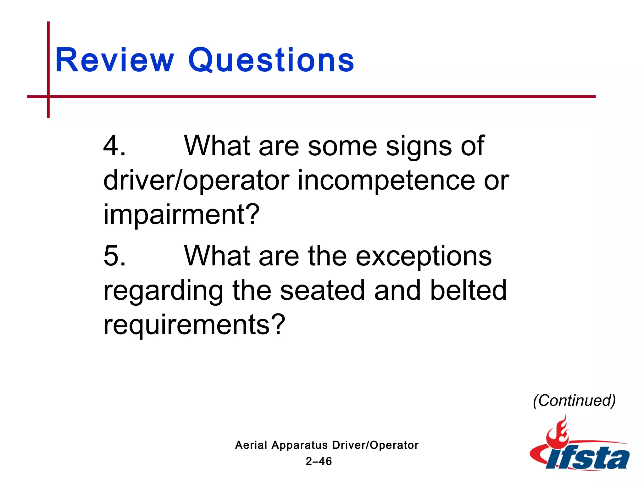 Ifsta aerial apparatus driver operator handbook 2 ed ch 02 apparatus ...