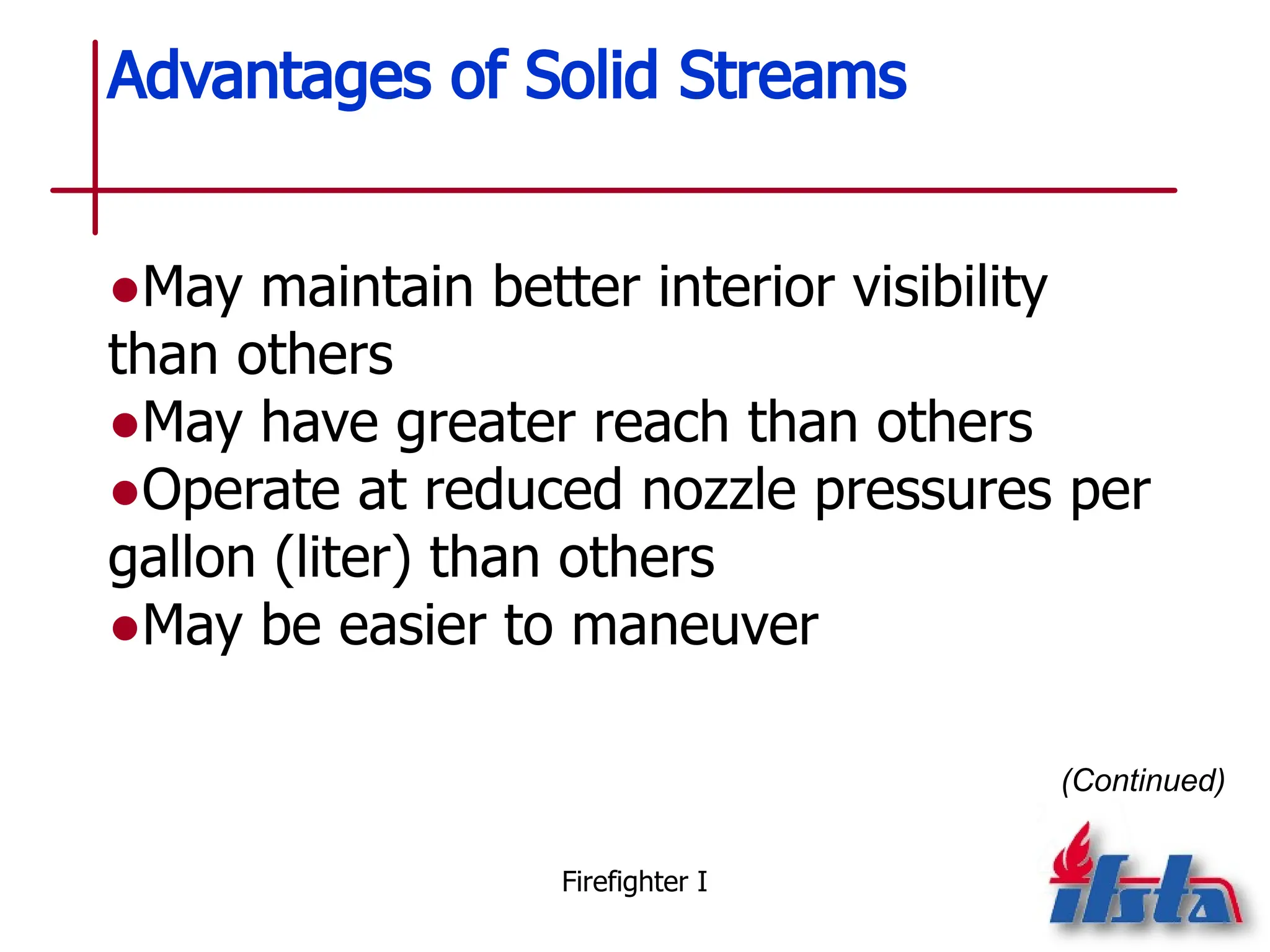 IFSTA Chapter 14 Fire Streams for Firefighting | PPTX