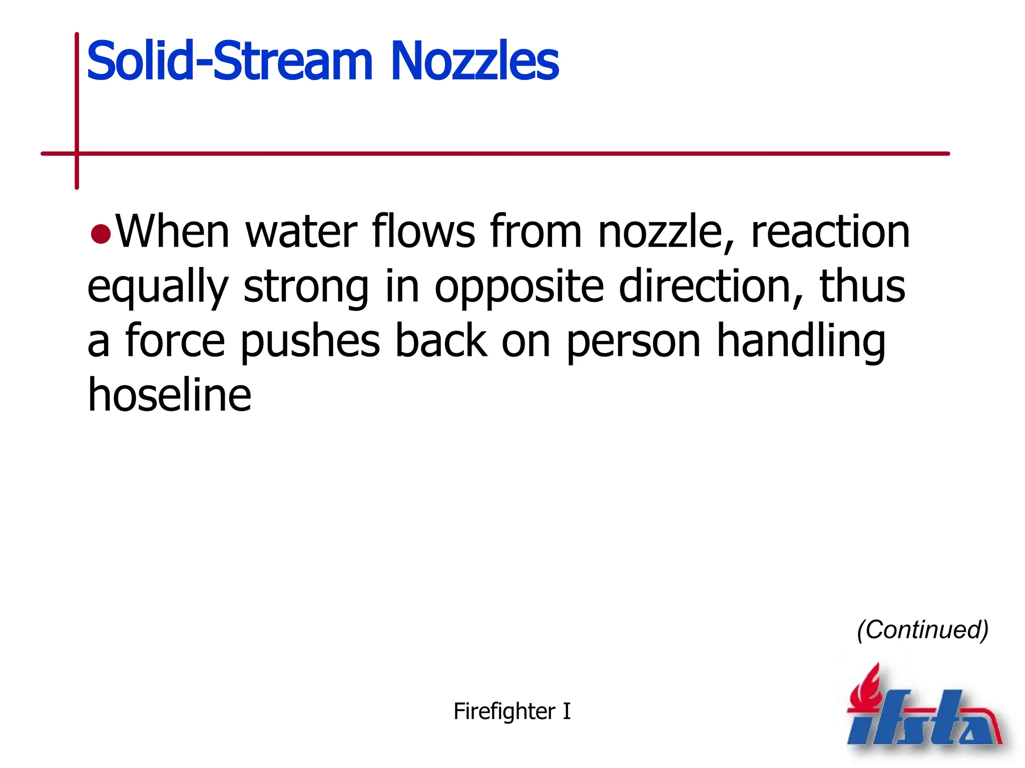 IFSTA Chapter 14 Fire Streams for Firefighting | PPTX
