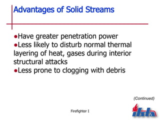 IFSTA Chapter 14 Fire Streams for Firefighting | PPTX