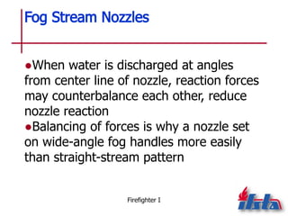 IFSTA Chapter 14 Fire Streams for Firefighting | PPTX