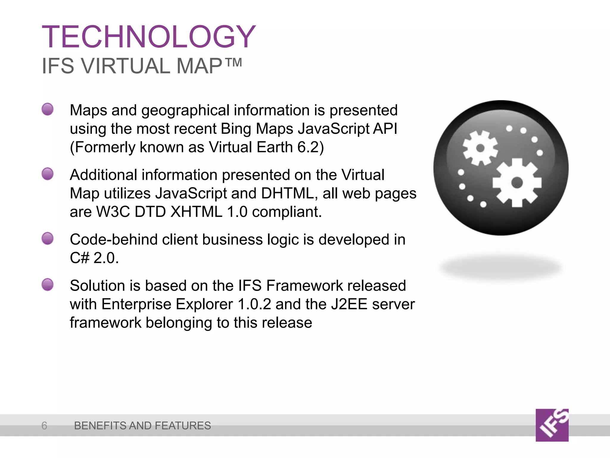 Ifs Virtual Map Solution Overview | PPSX