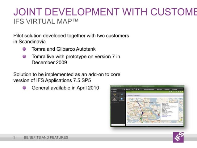 Ifs Virtual Map Solution Overview | PPSX