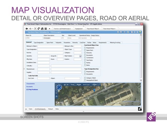 Ifs Virtual Map Solution Overview | PPSX