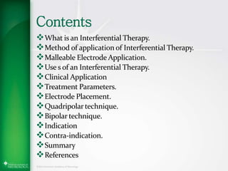 Interferential therapy | PPT