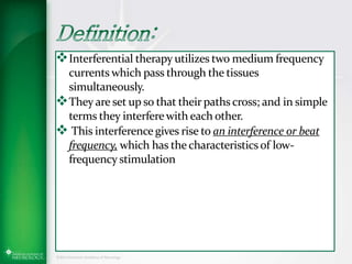 Interferential therapy | PPT