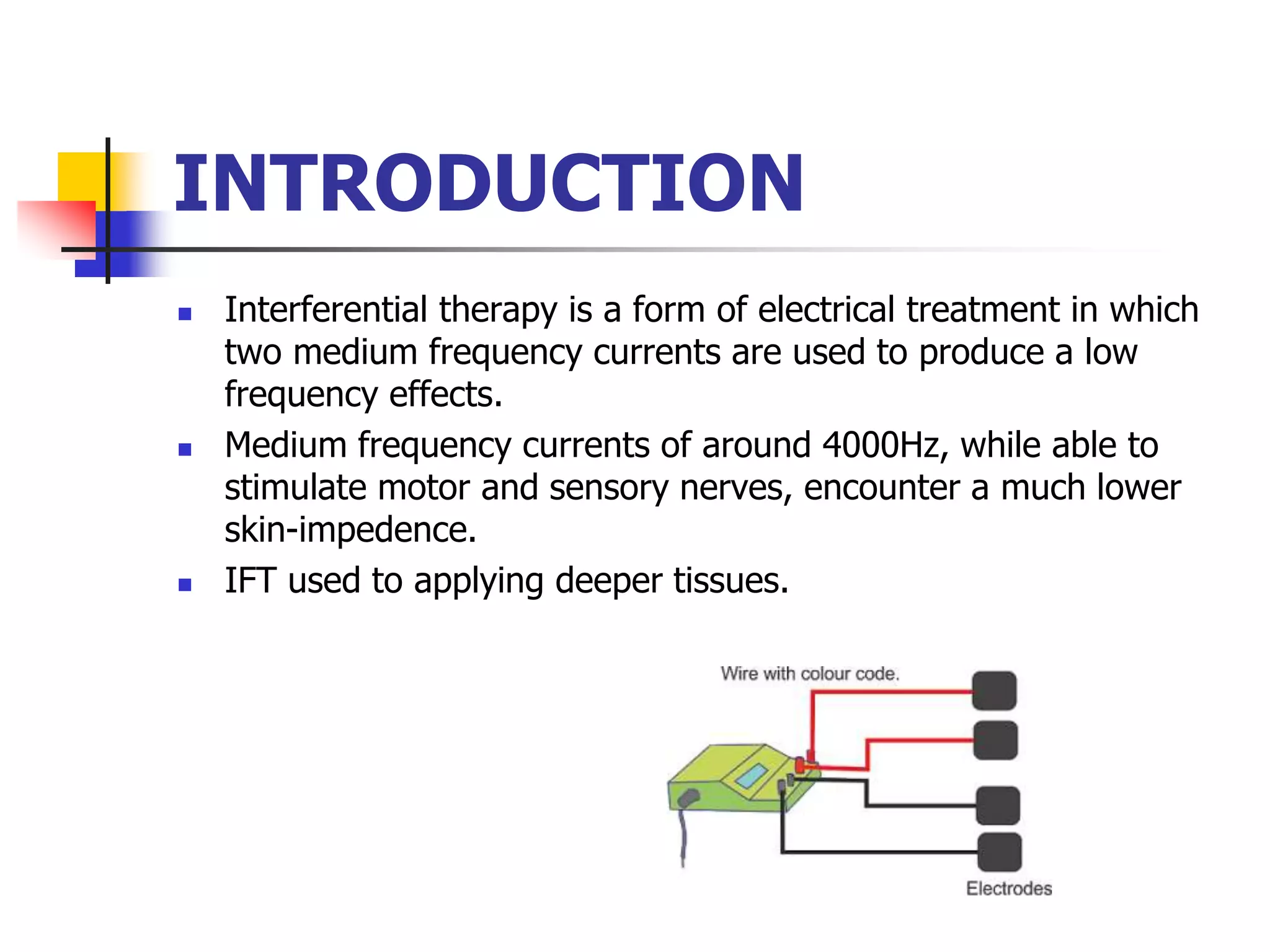 INTERFERENTIAL THERAPY | PPT