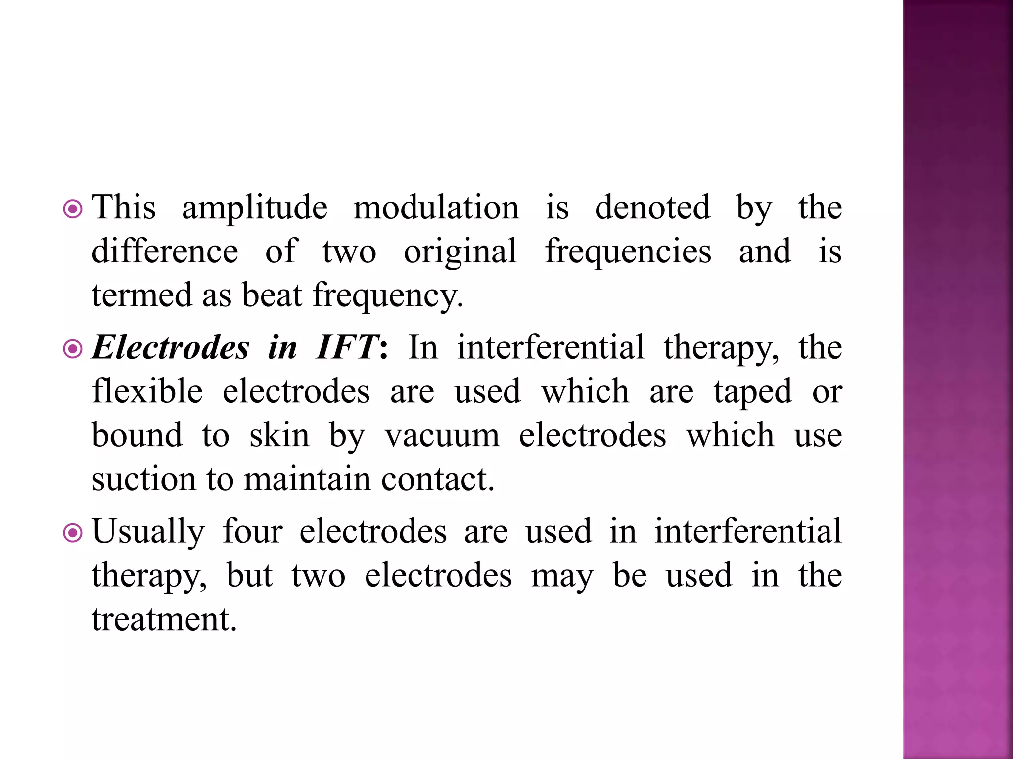 Interferential Therapy (IFT) | PPTX