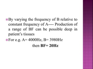 Interferential Therapy (IFT) | PPTX