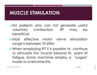Interferential Therapy / Interferential Current (IFC) I Physiotherapy ...