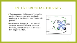 Interferential Therapy by Dr.Aniruddha Barot (PT) | PPTX