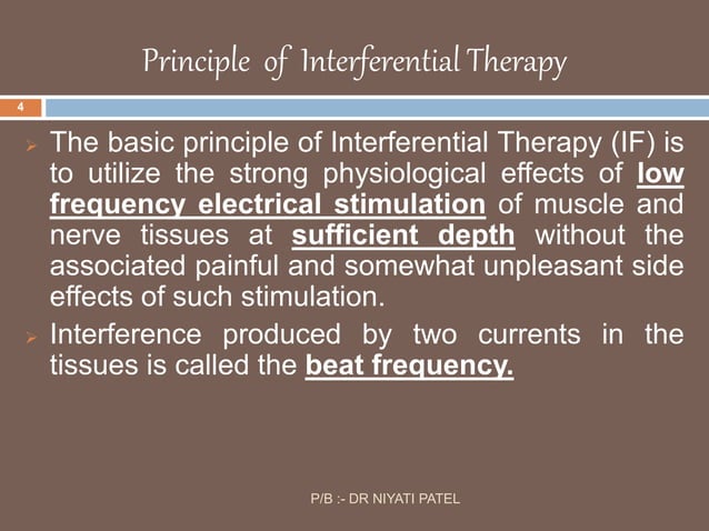 Interferential Therapy (IFT).Class.pptx | Physical Therapy | Wellness
