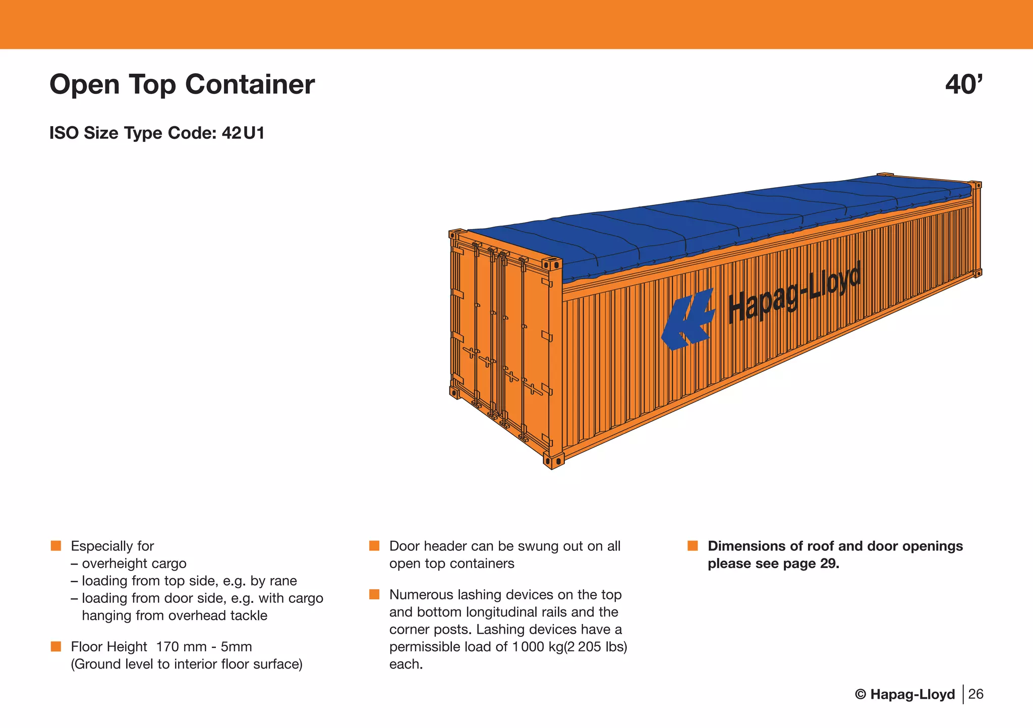 Especificação de Containers | PDF