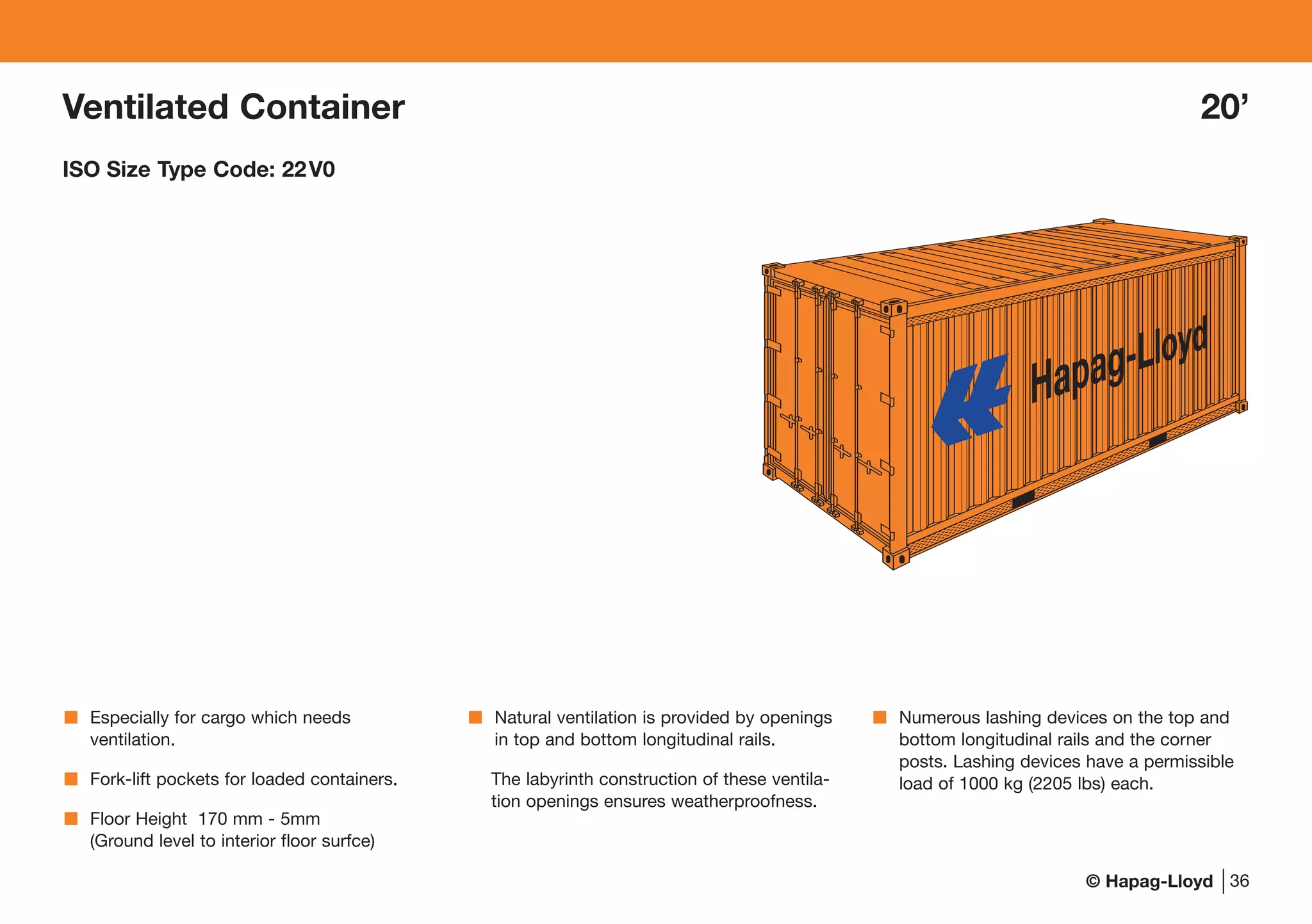 Especificação de Containers | PDF