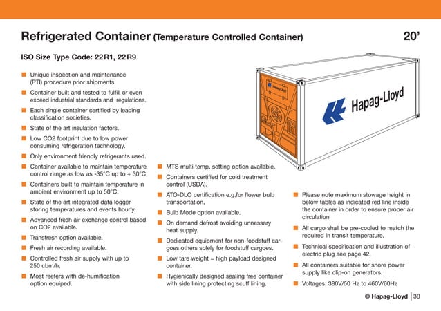 Especificação de Containers | PDF
