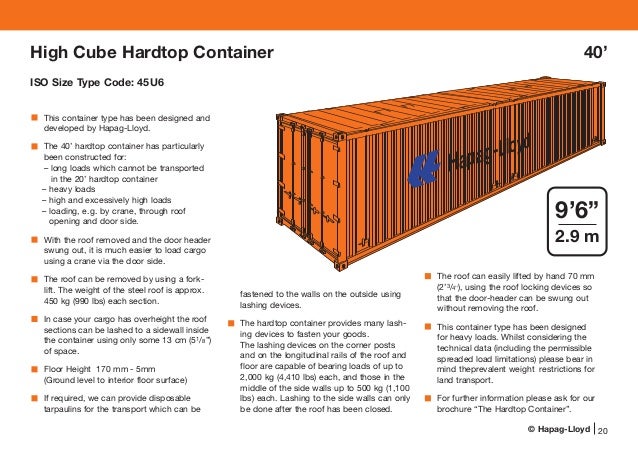 Especificação de Containers