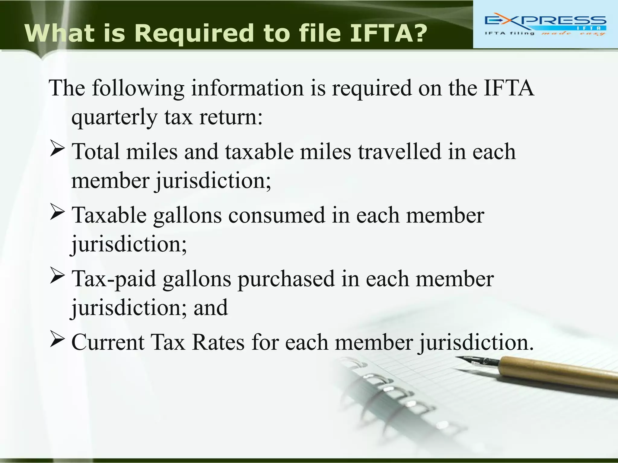 Ifta return online | PPT